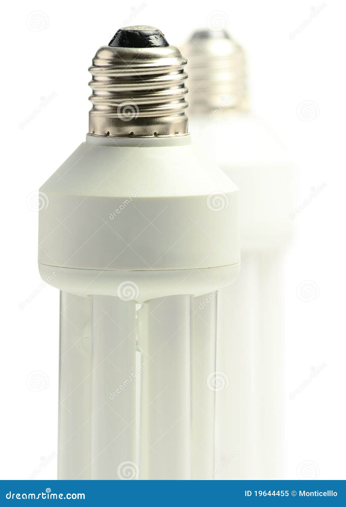 Compact fluorescent lamp stock image. Image of luminescence - 19644455