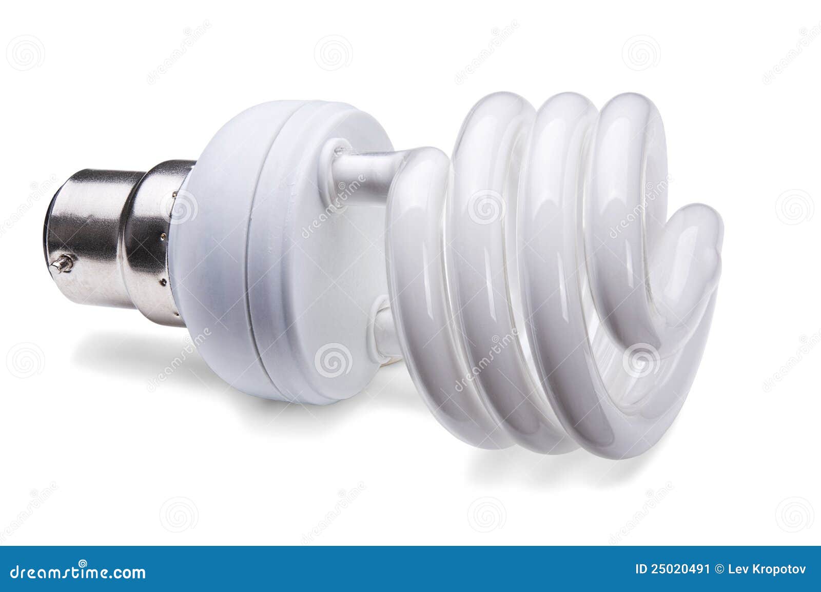 Compact fluorescent lamp stock image. Image of lamp, saver - 25020491