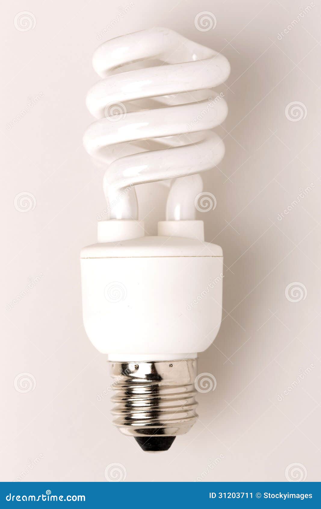 Compact Fluorescent Lamp (CFL) Stock Image - Image of lamp, invention ...