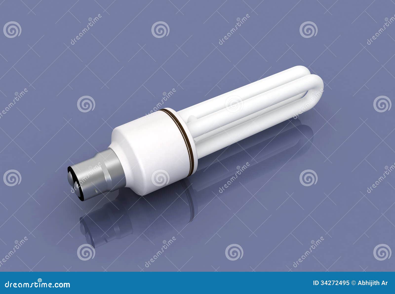 Compact fluorescent lamp stock image. Image of spiral - 34272495