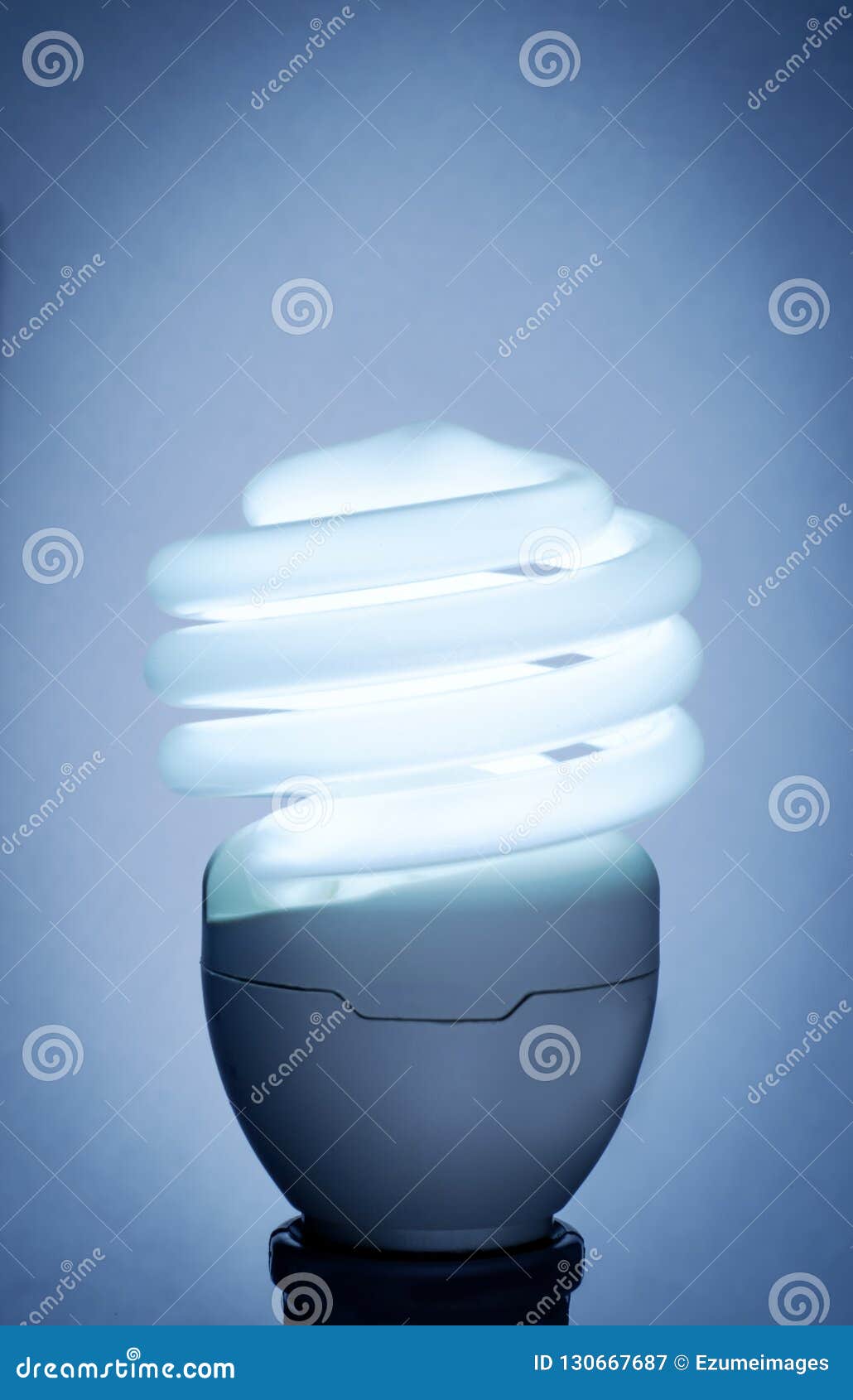 Compact Fluorescent Lamp stock image. Image of electronic - 130667687