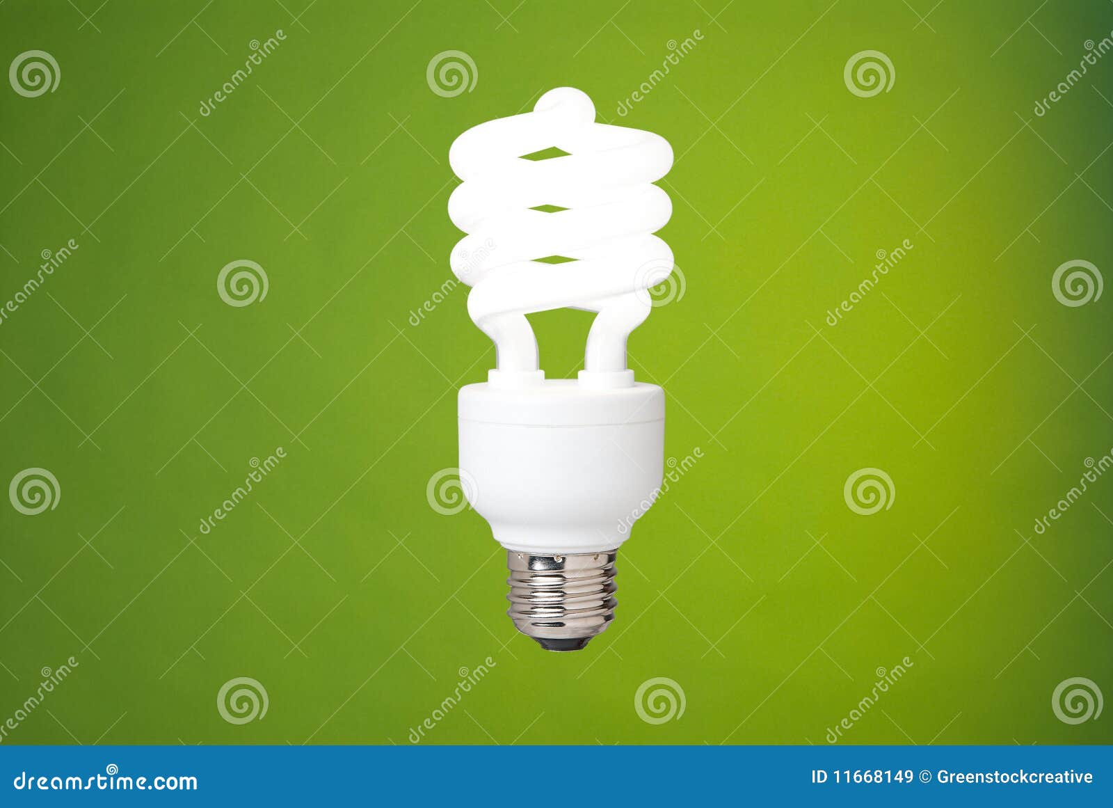Compact Fluorescent Light Bulb Stock Image - Image of cool, warming ...