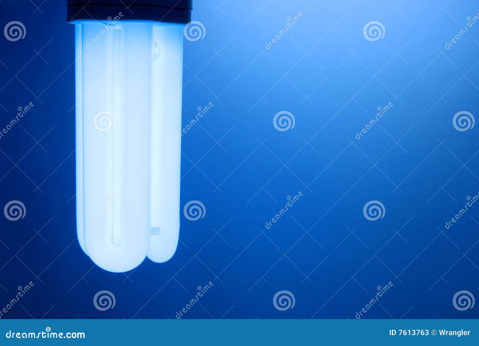 Compact Fluorescent Light Bulb. Stock Image - Image of modern, savings ...