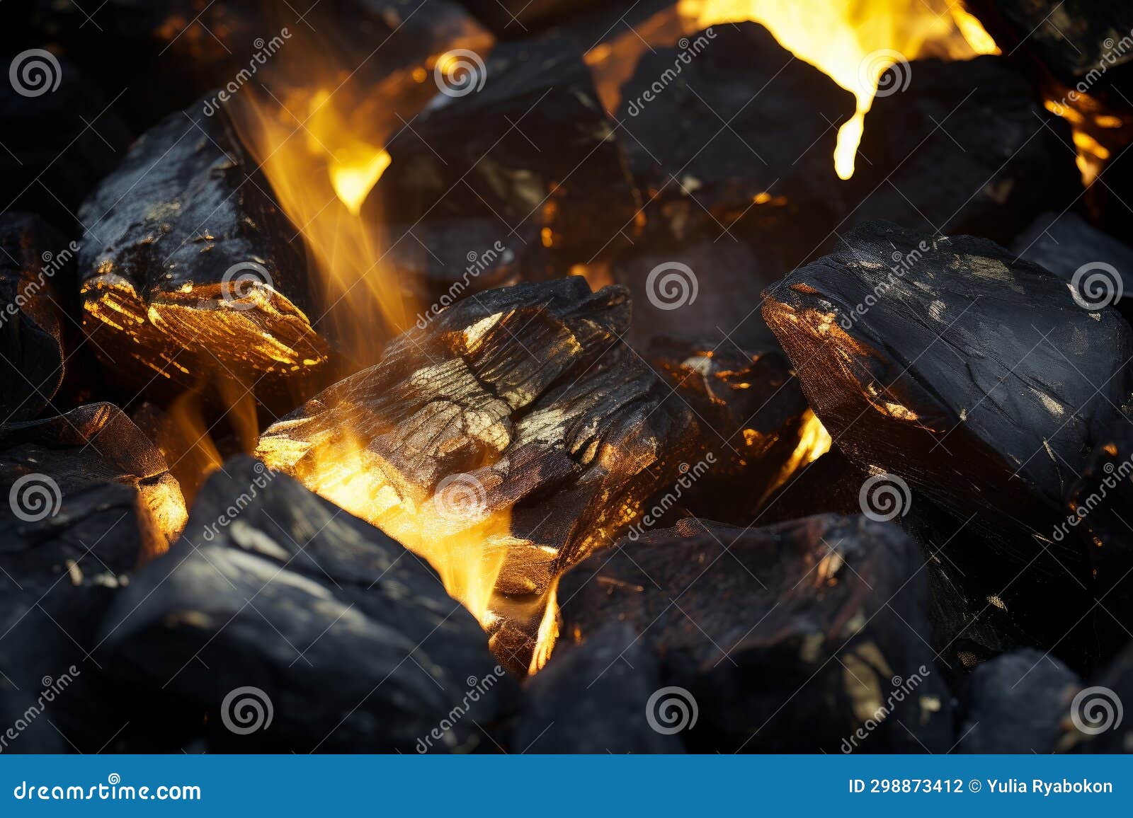 Compact Gold Nugget Coals. Generate Ai Stock Photo - Image of miner ...
