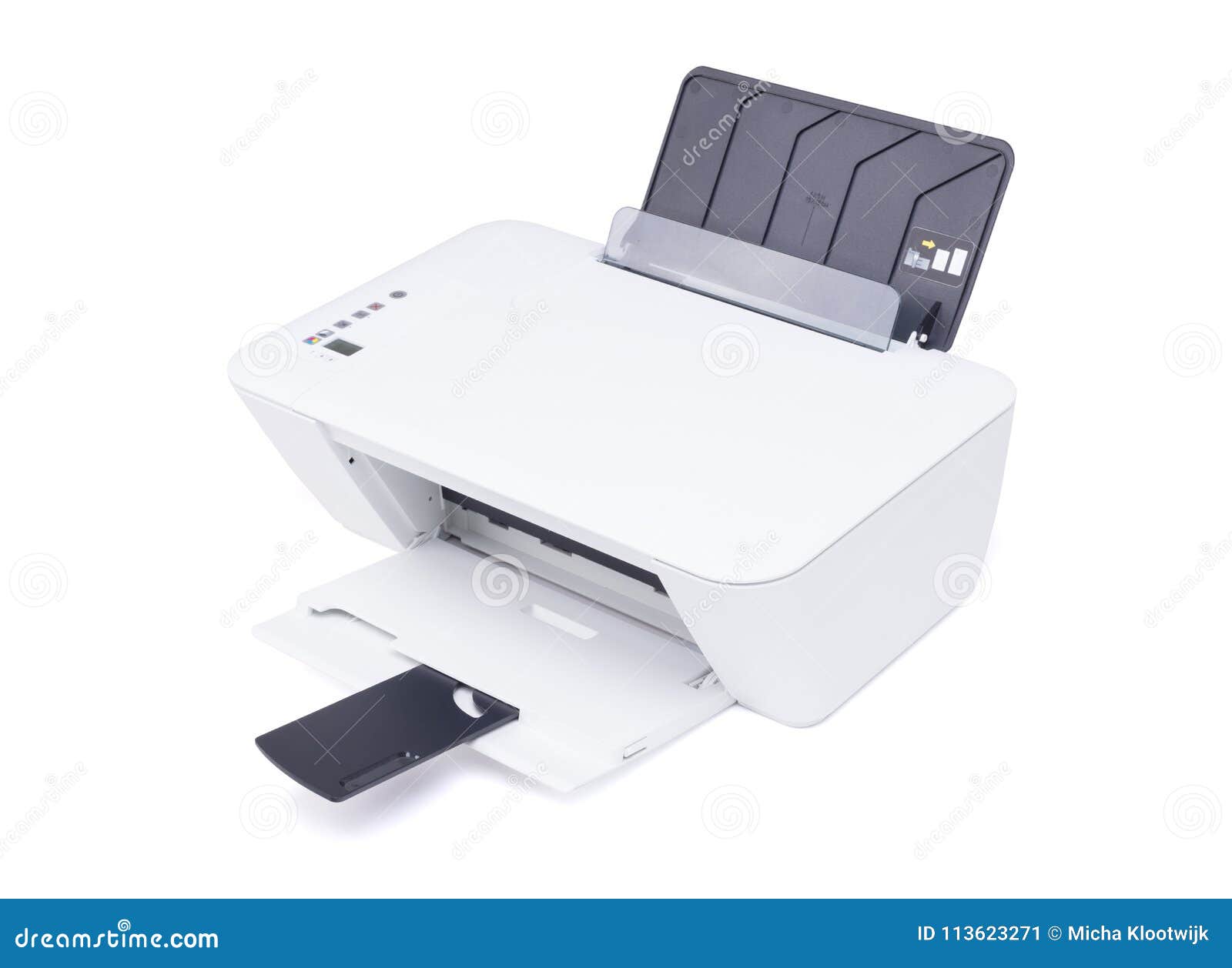 Compact home printer stock image. Image of machine, single - 113623271