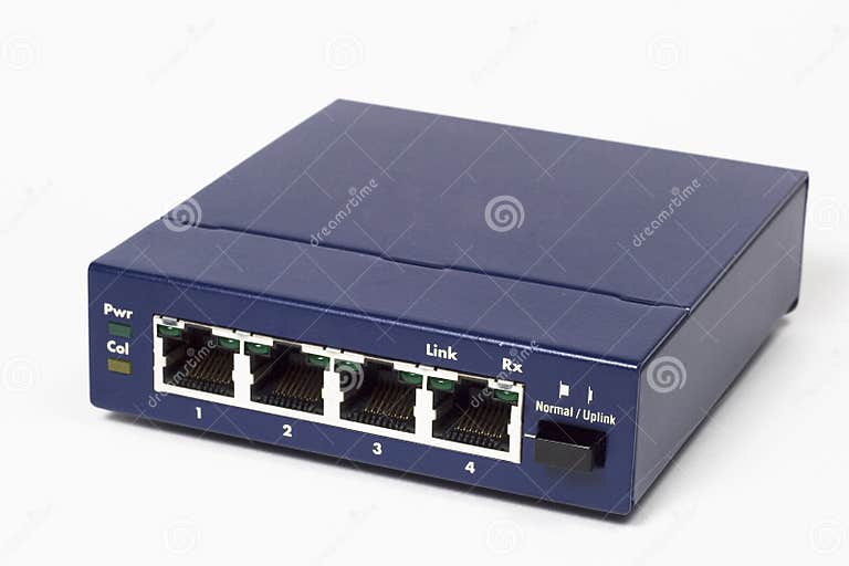 Compact Hub stock photo. Image of ethernet, network, wired - 1060332