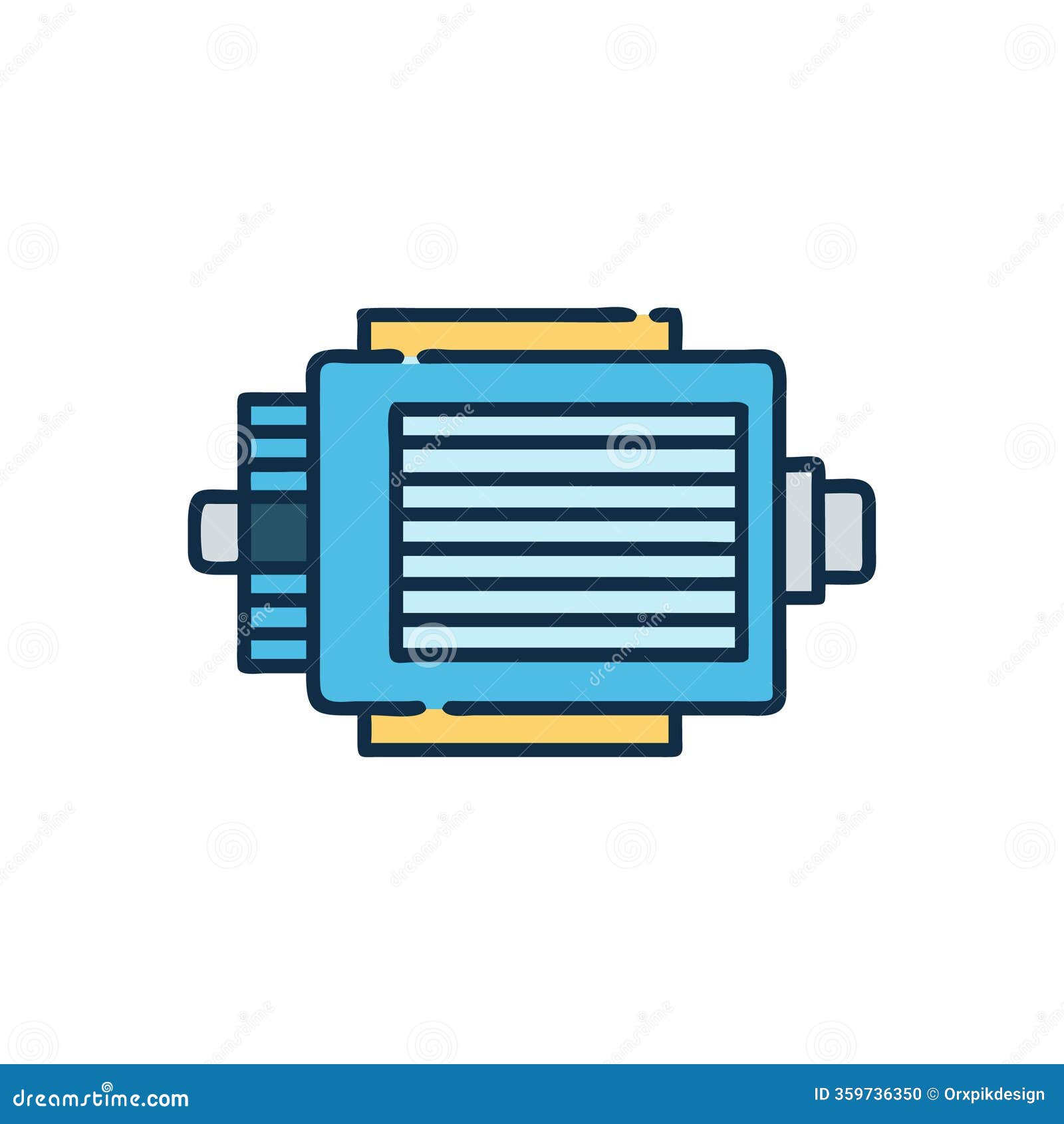 Induction Motor , Illustrator Design Stock Photo | CartoonDealer.com ...
