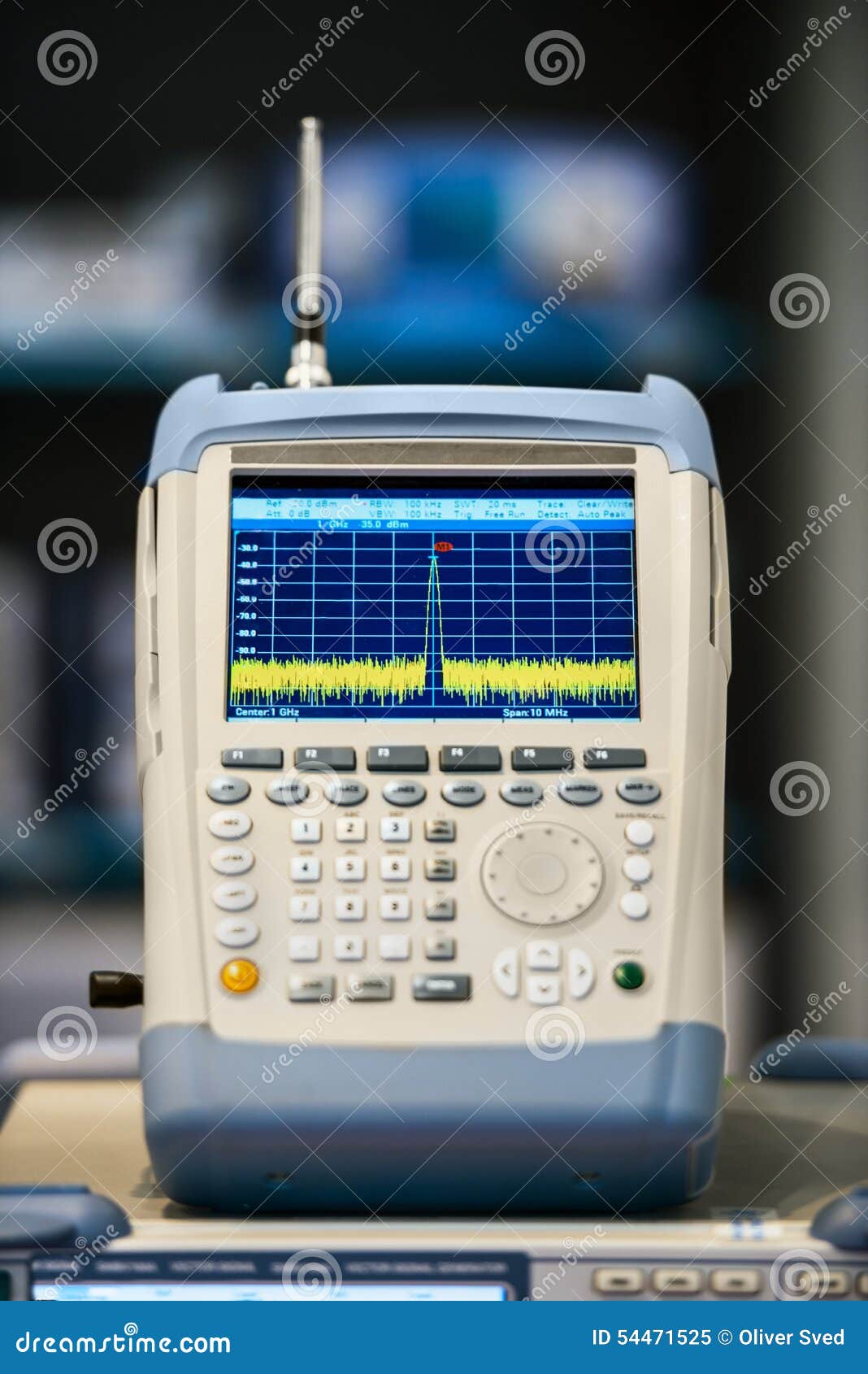 Compact Industrial Oscilloscope On Desk Royalty-Free Stock Photography ...