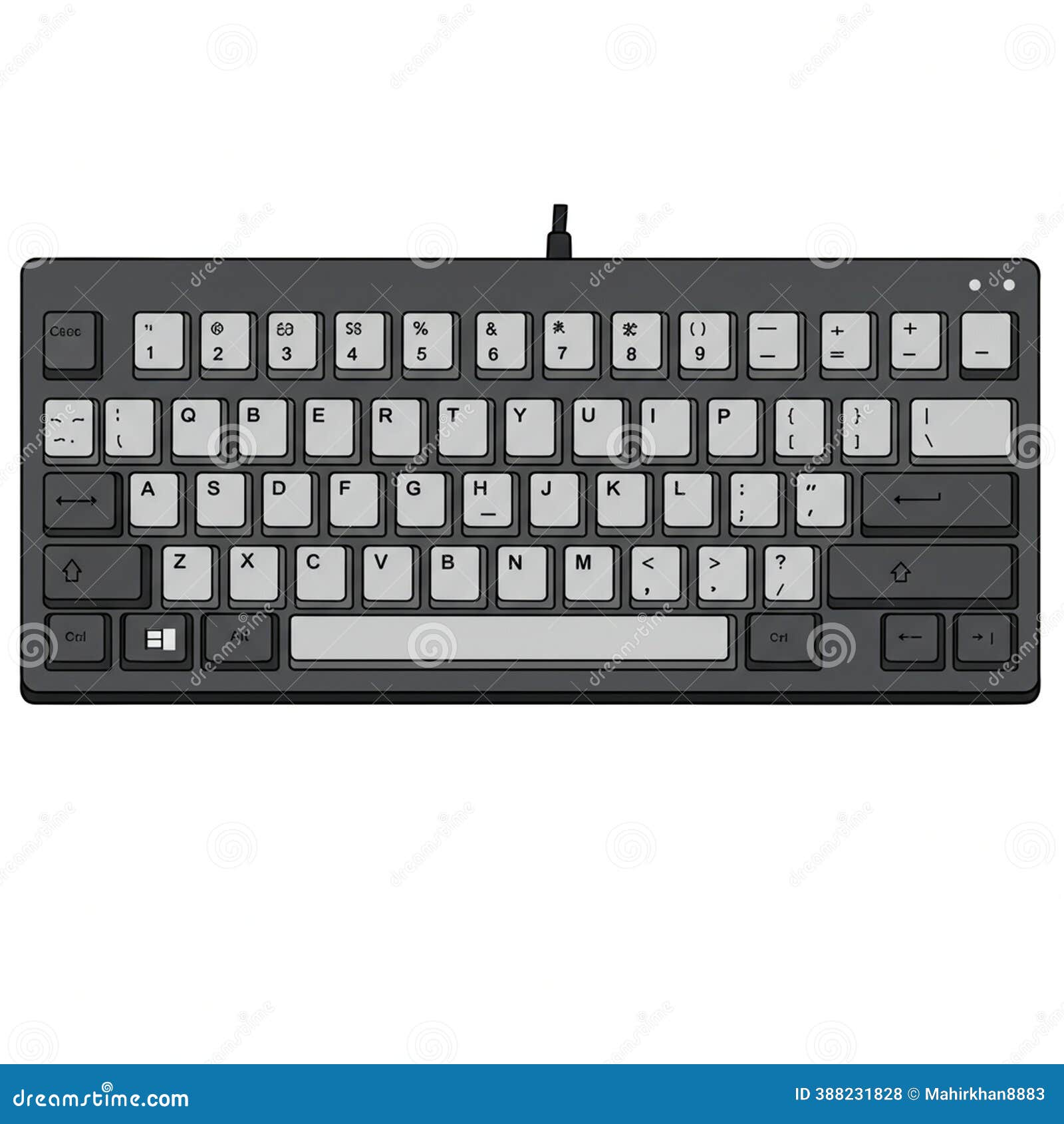Keyboard Keycaps And Key Puller Isometric Blueprints Vector ...
