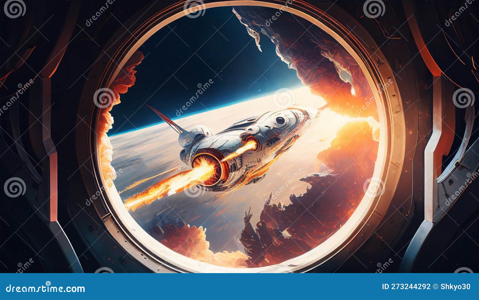 Compact and Large White Spaceship Seeing through a Circular Window with ...