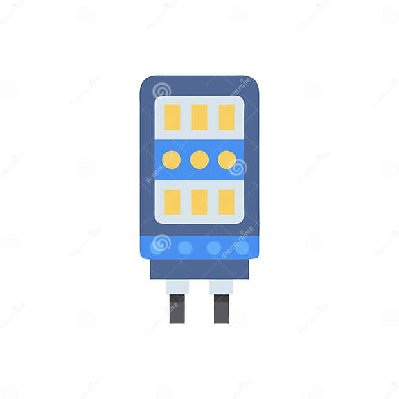 Compact LED Flash Module for Easy Installation Stock Illustration ...