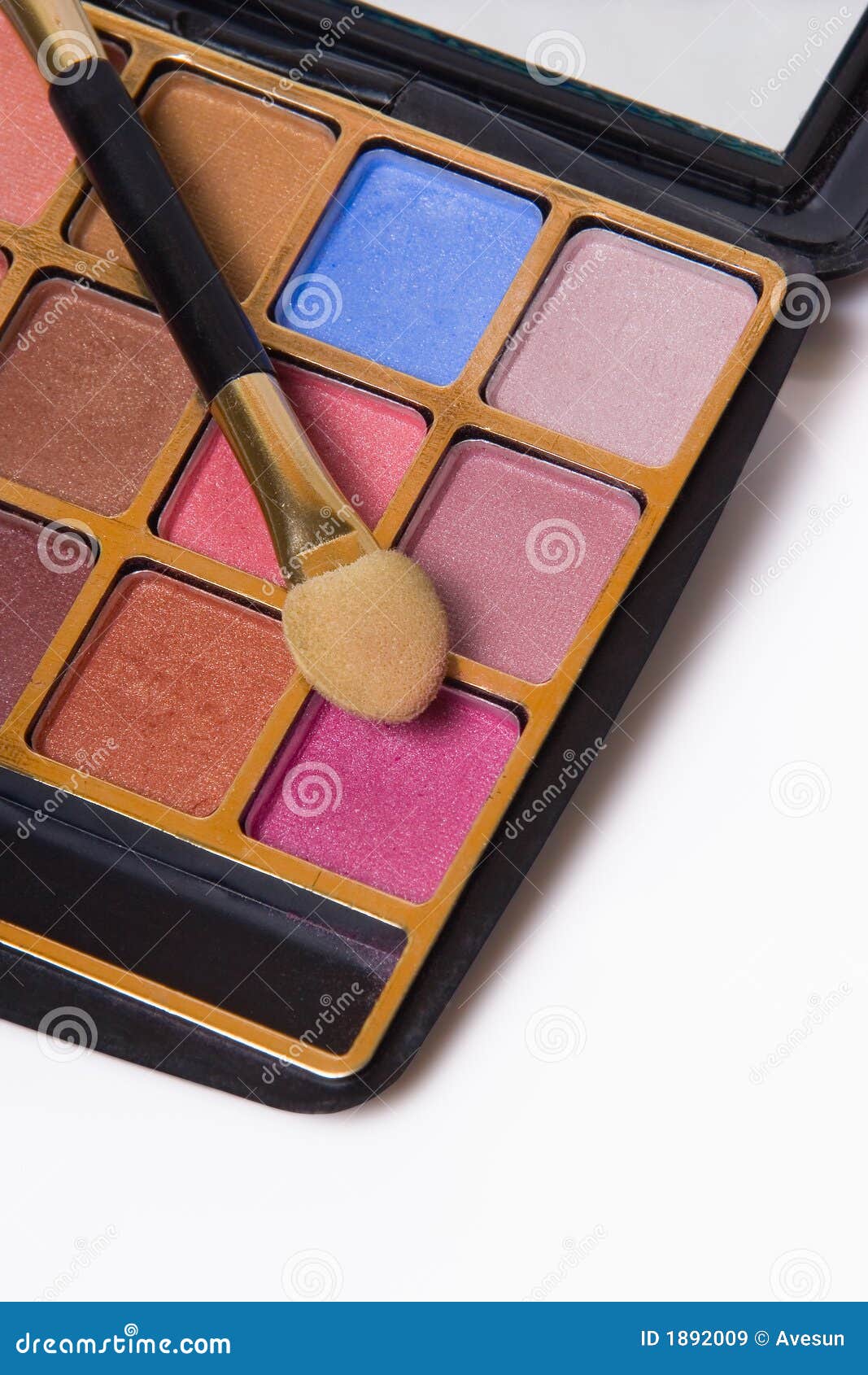 Compact make-up set stock image. Image of face, glamour - 1892009