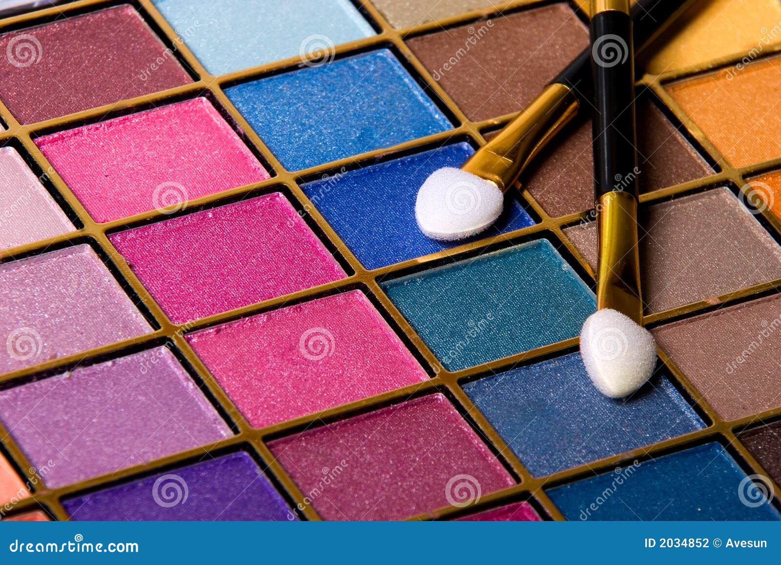Compact make-up set stock photo. Image of horizontal, face - 2034852