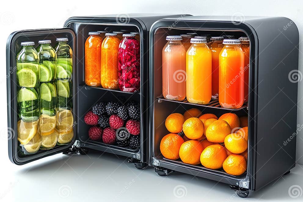 Compact Mini Refrigerator for Drinks and Snacks â€“ Stylish and ...