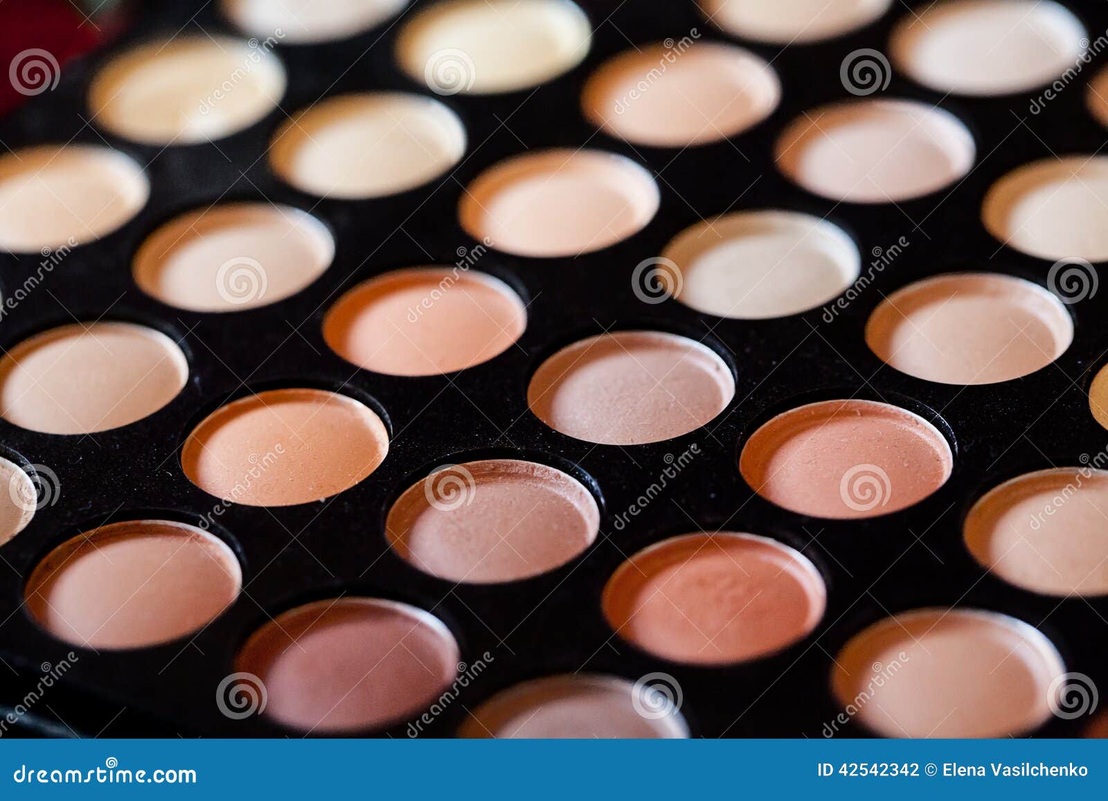 Compact Powder Cosmetics Set Stock Photo - Image of paint, powder: 42542342