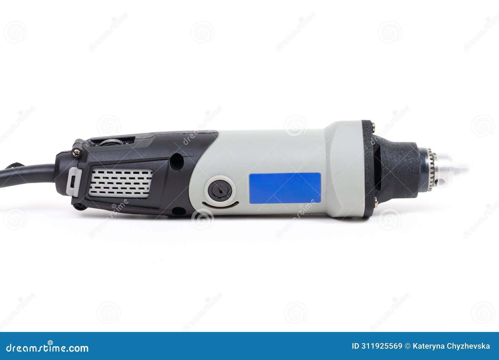 Compact Rotary Tool Isolated on White Stock Image - Image of small ...