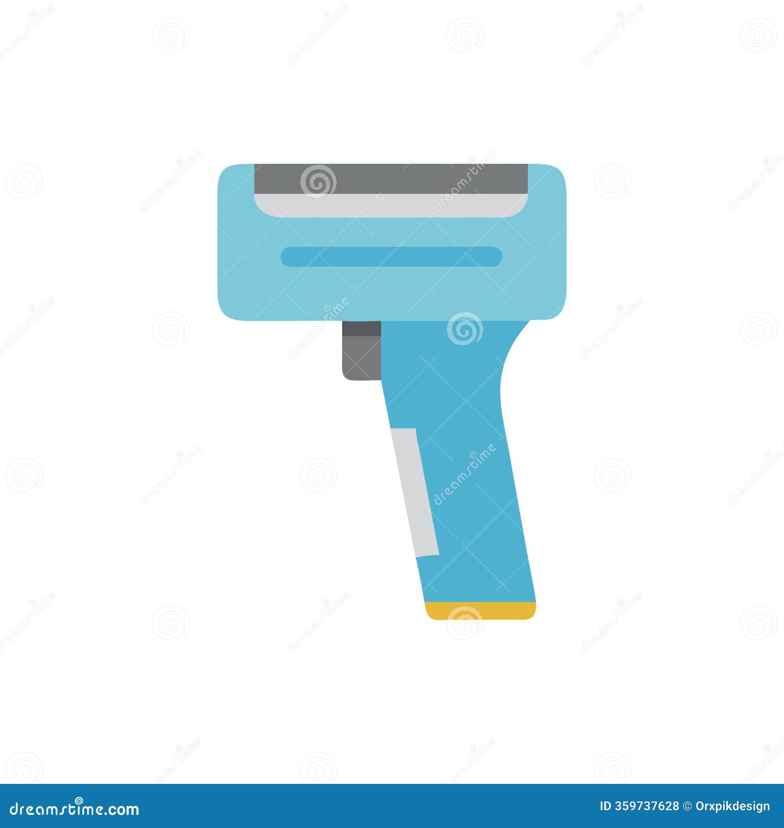 Compact Scanner for Easy Document Scanning Stock Illustration ...