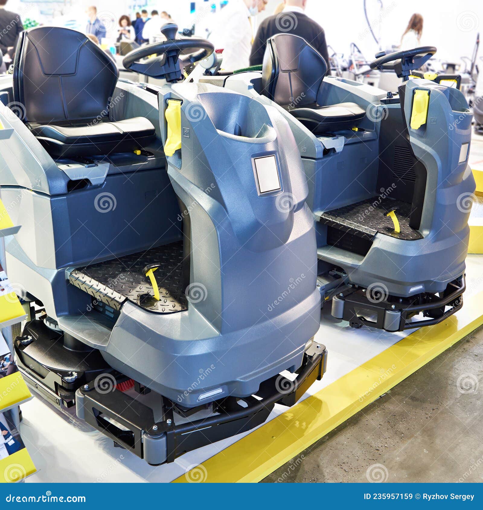 Compact Scrubber Drier Machines Stock Image - Image of industry ...