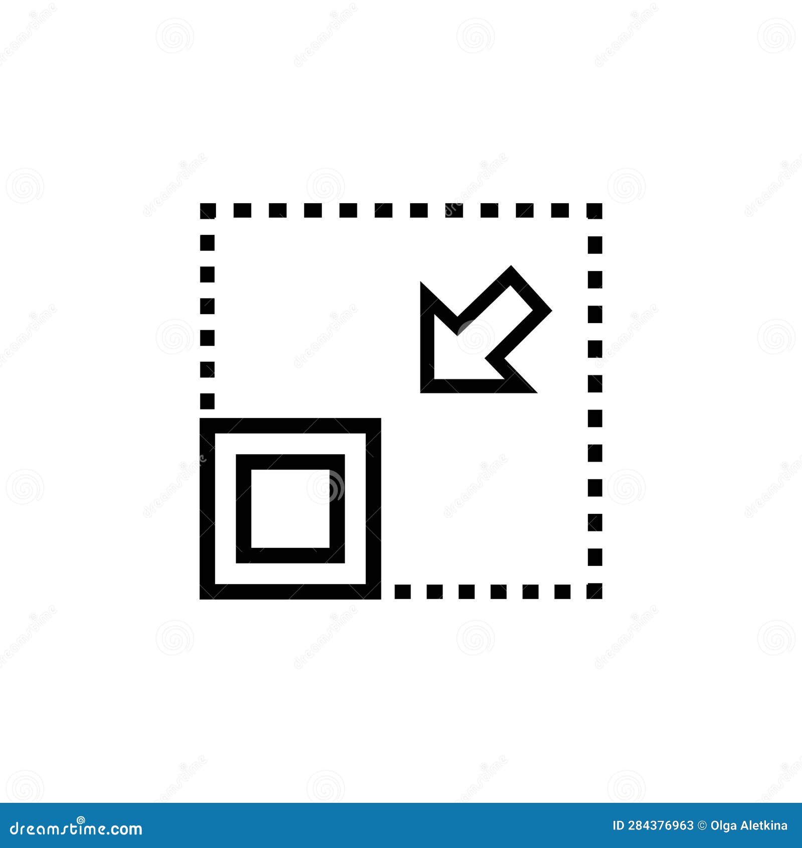 Compact Size Icon, Vector Illustration. Vector Line Icon for Compact ...