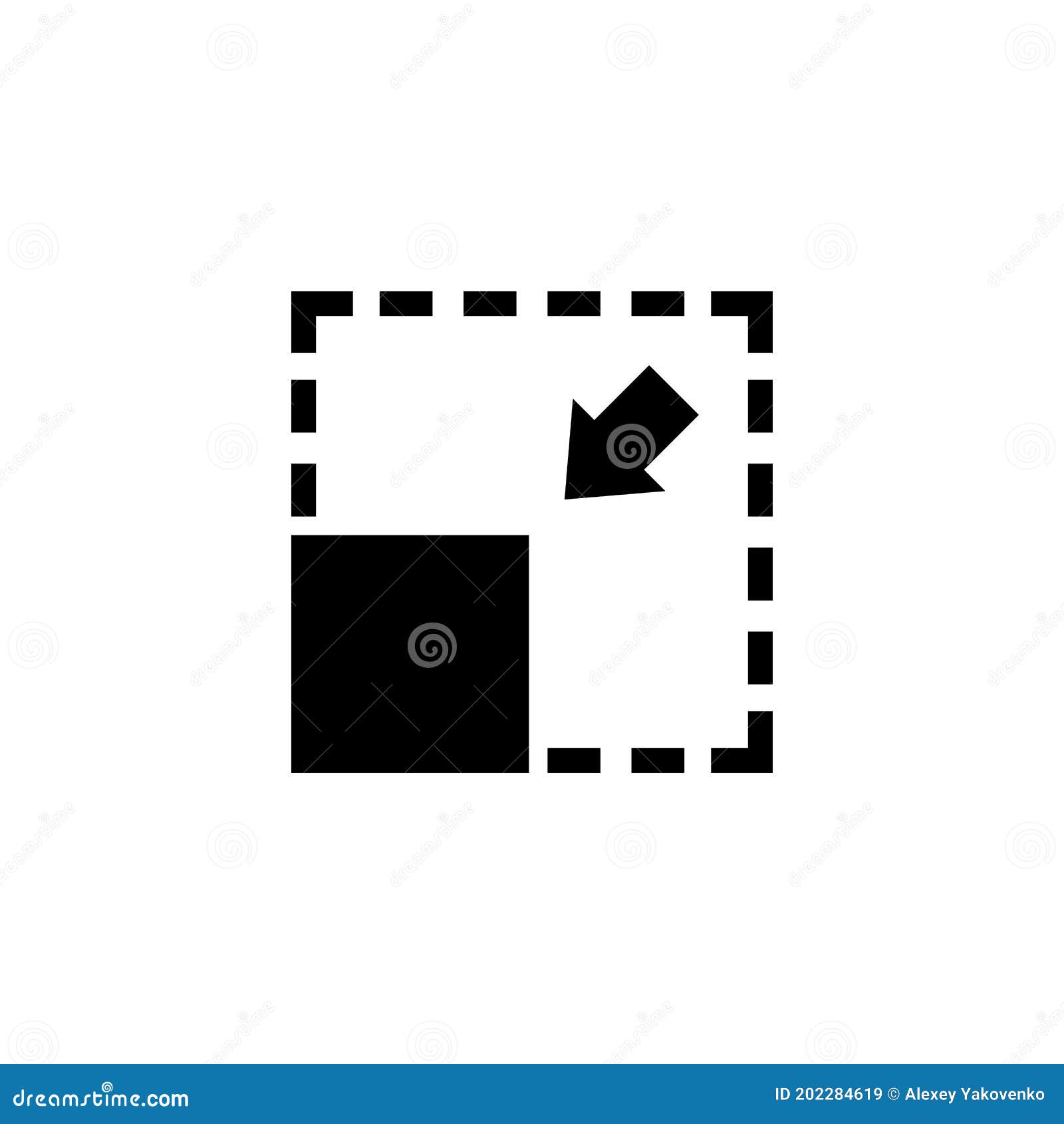 Compact Size Icon. Vector on Isolated White Background Stock Vector ...