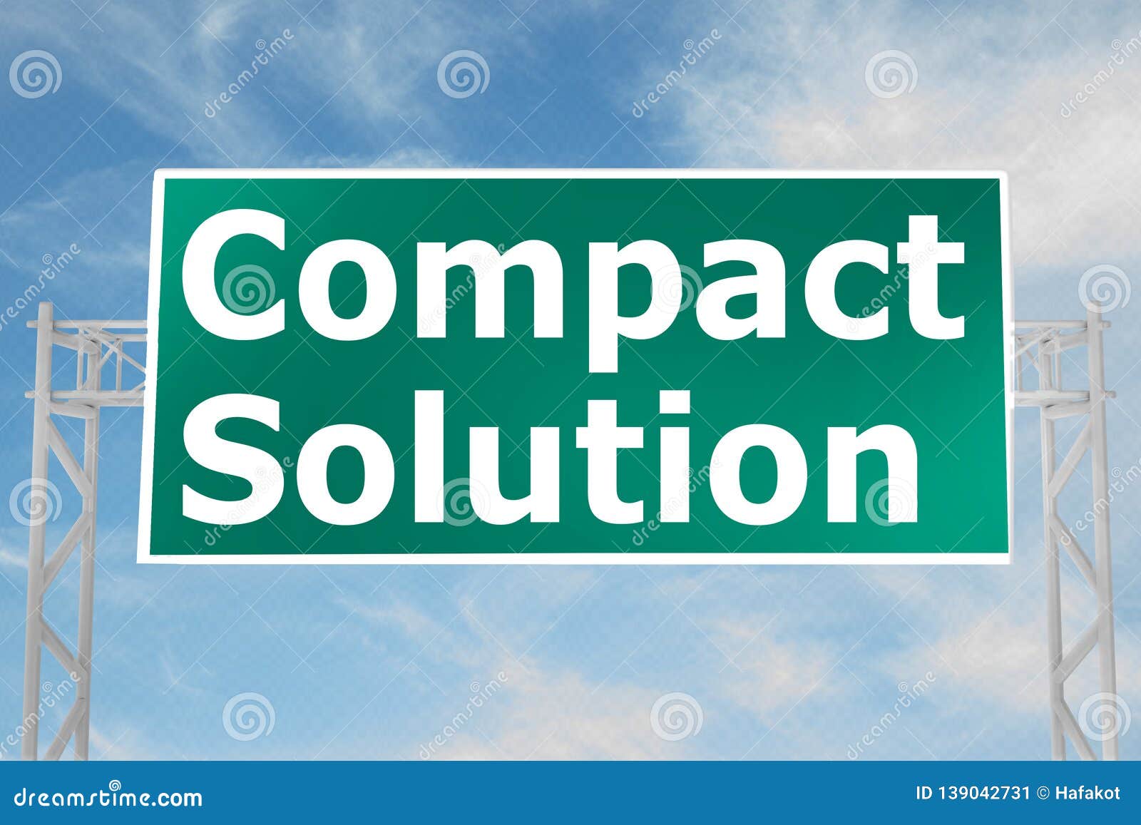 Compact Solution concept stock illustration. Illustration of luxury ...