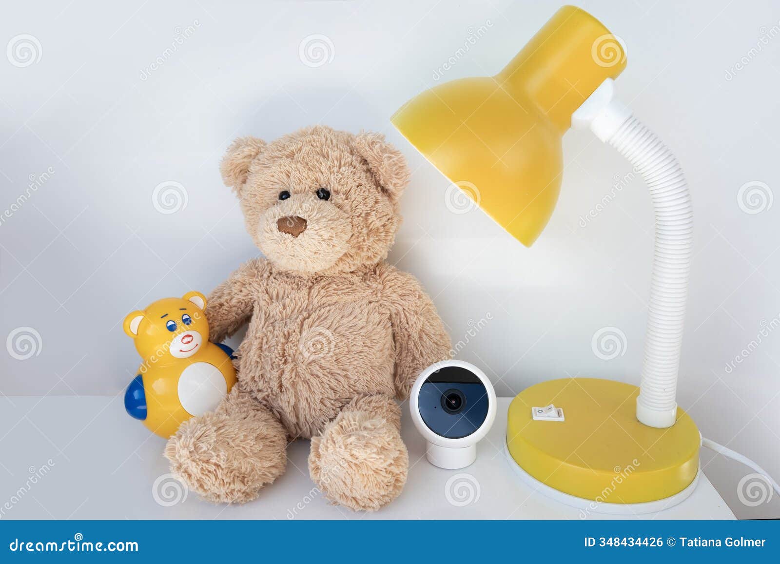 Compact, Spherical Small Security Camera with Sleek Design, Teddy Bear ...