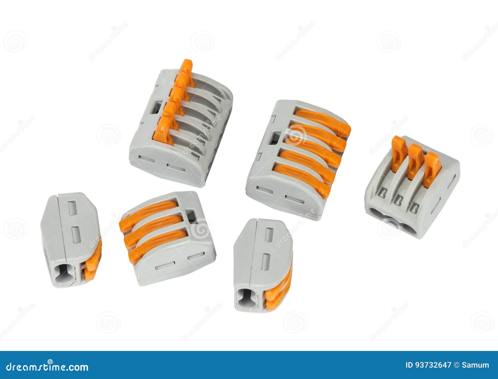 Compact splicing connector stock image. Image of barrel - 93732647