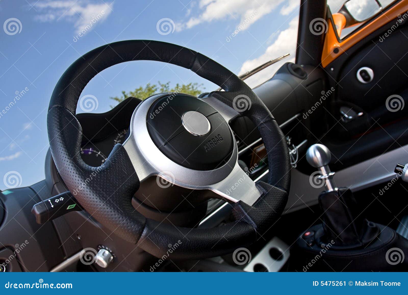 Compact sportscar interior stock image. Image of contemporary - 5475261