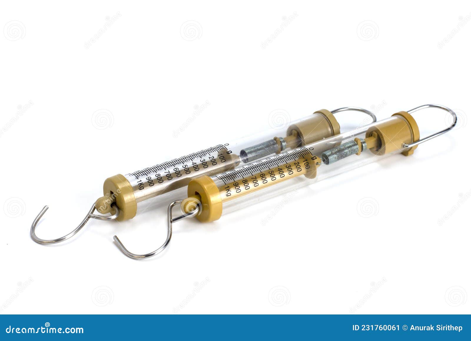 Compact Spring Balancer with Hook Stock Image - Image of gauge, balance ...