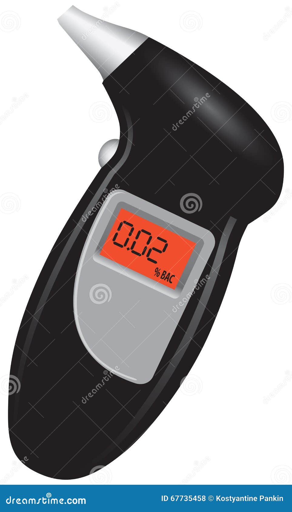 Compact Tester Alcohol Content Stock Vector - Illustration of ...