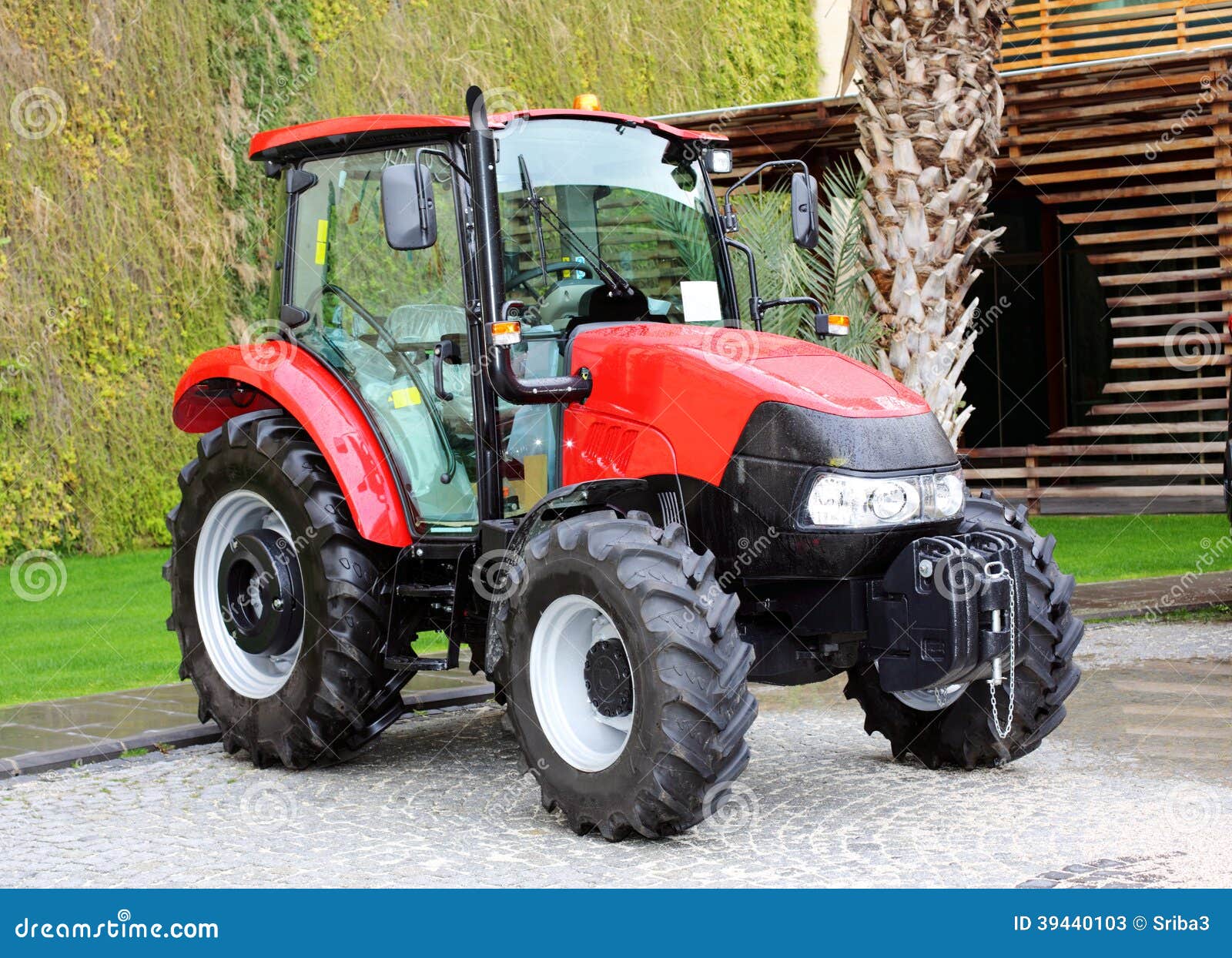 Compact tractor. stock image. Image of working, agriculture - 39440103