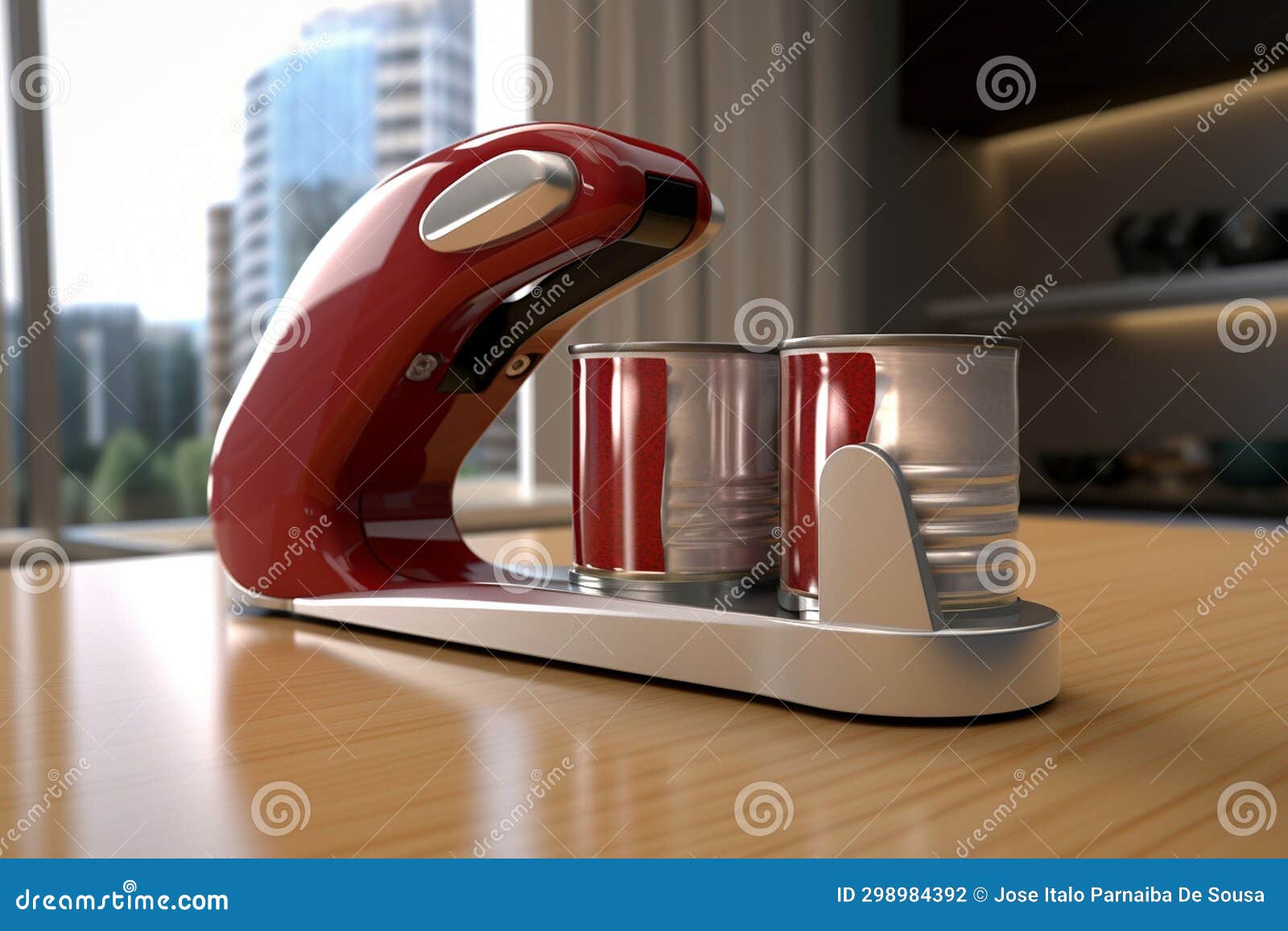 Compact and Versatile Electric Can Openers for Kit Stock Photo - Image ...