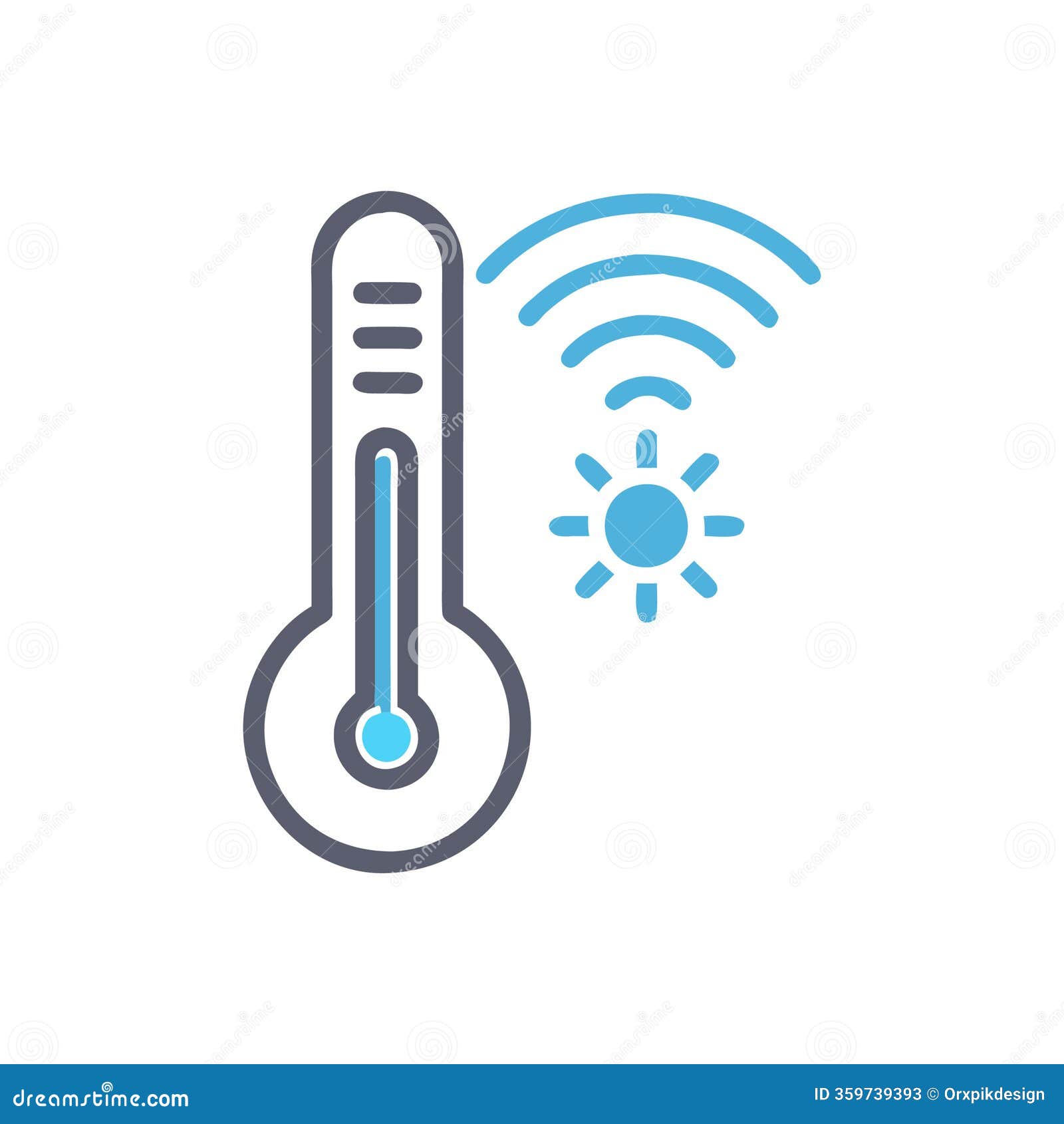 Temperature Sensor Icon From Sensors Icons Collection. Creative Two ...