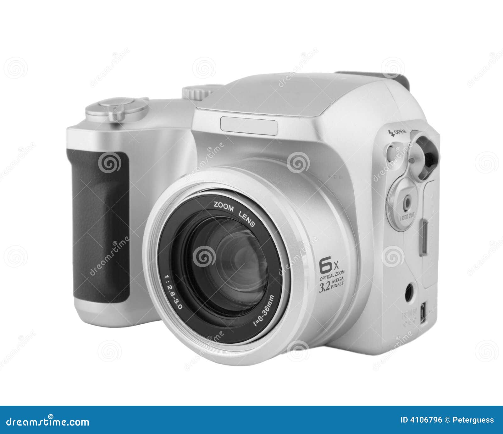 Compact Zoom Digital Camera Stock Photo - Image of equipment ...