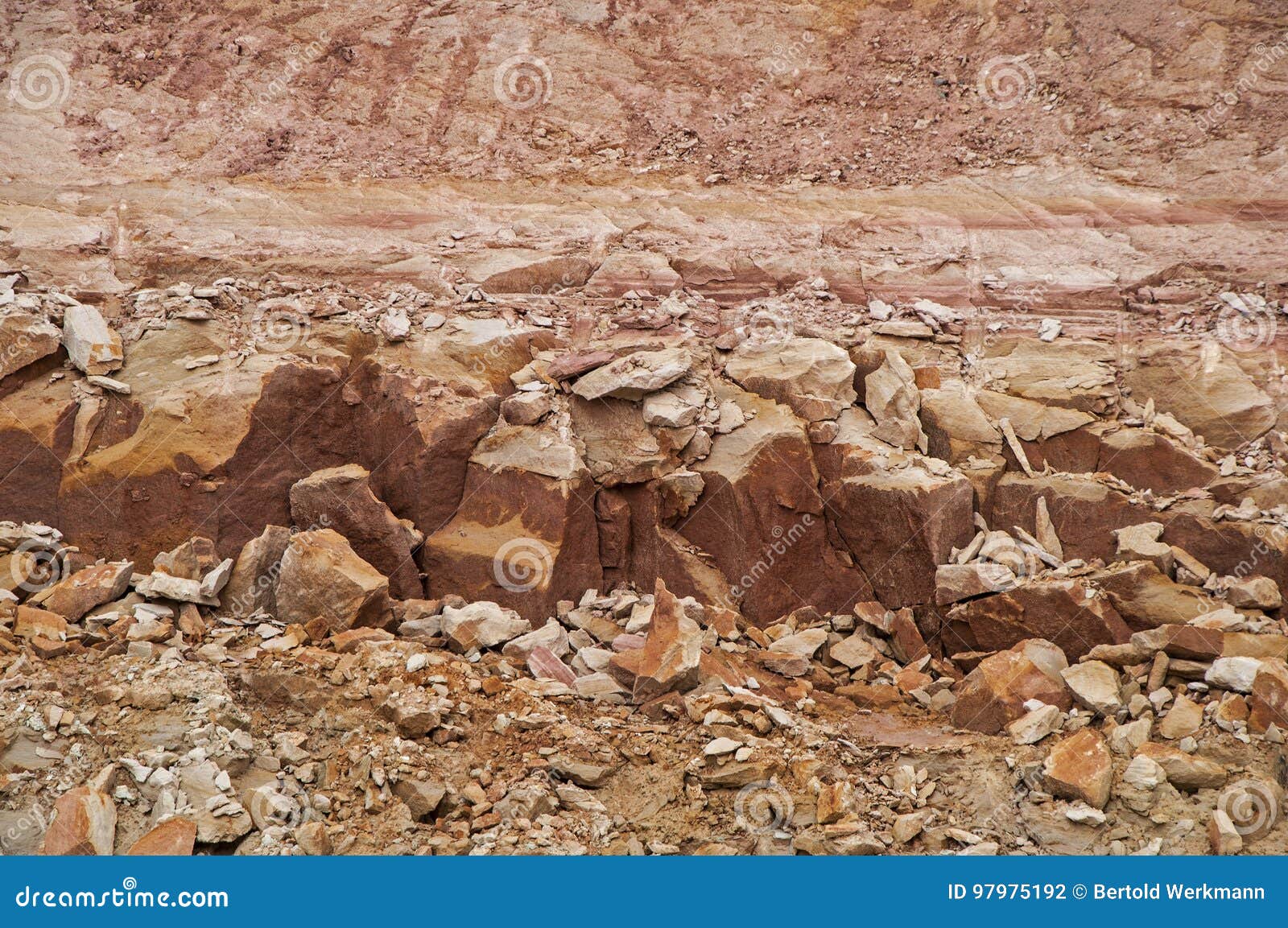 Compacted clay soil stock photo. Image of mire, brown - 97975192