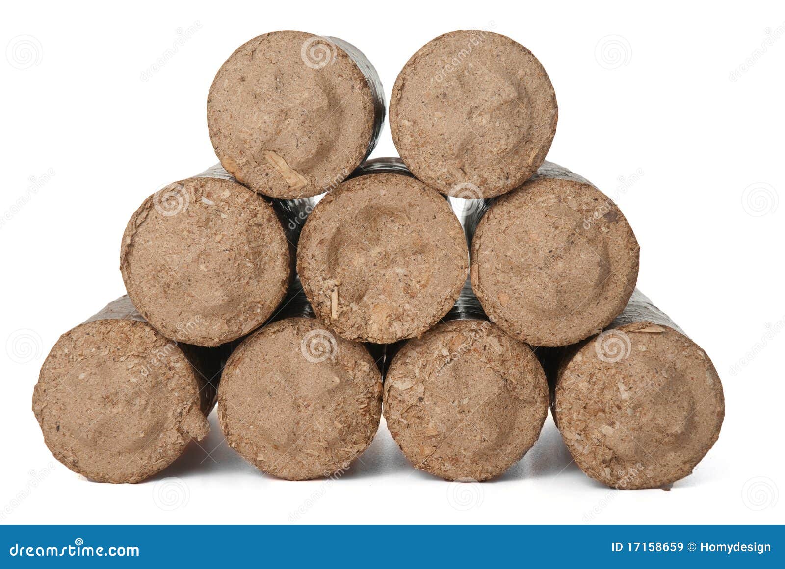Compacted fireplace wood stock image. Image of nine, timber - 17158659