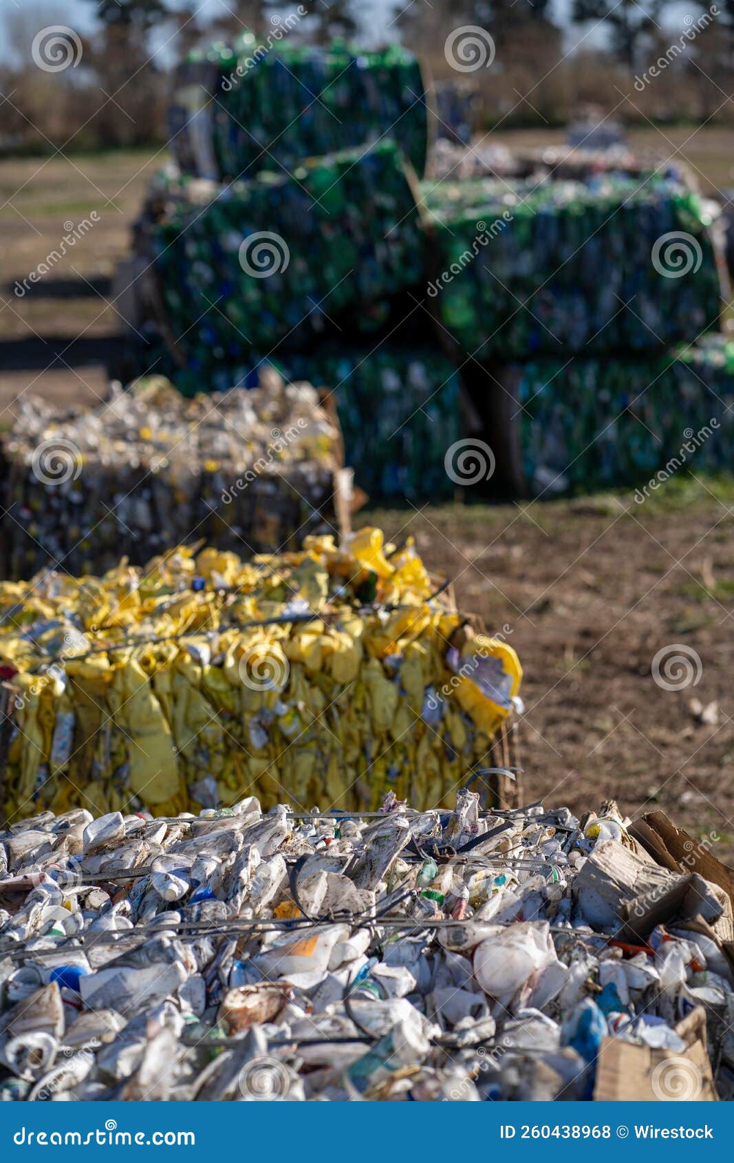 Compacted Garbage for Disposal in a Waste Processing Plant Editorial ...