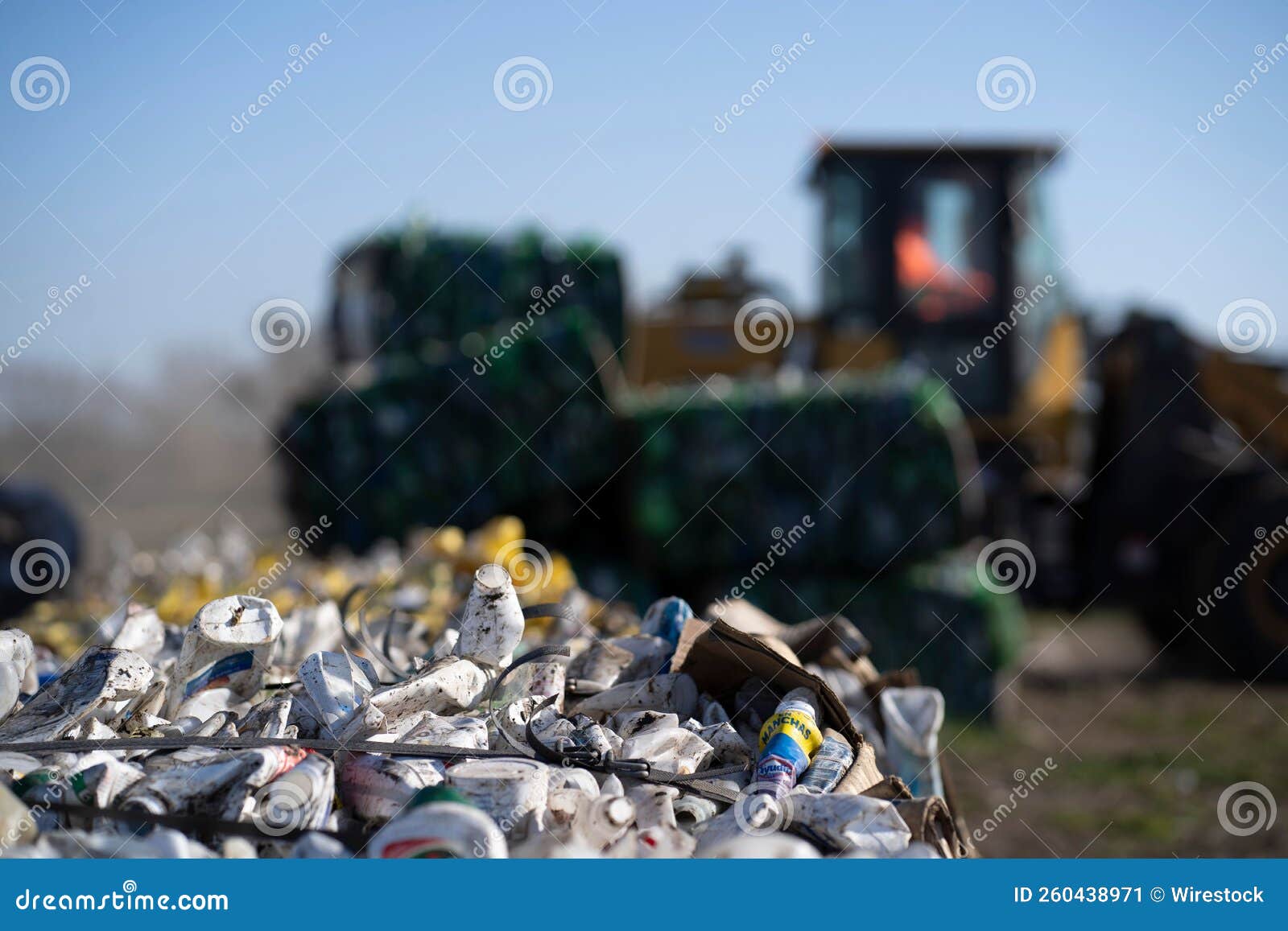 Compacted Garbage for Disposal in a Waste Processing Plant Editorial ...
