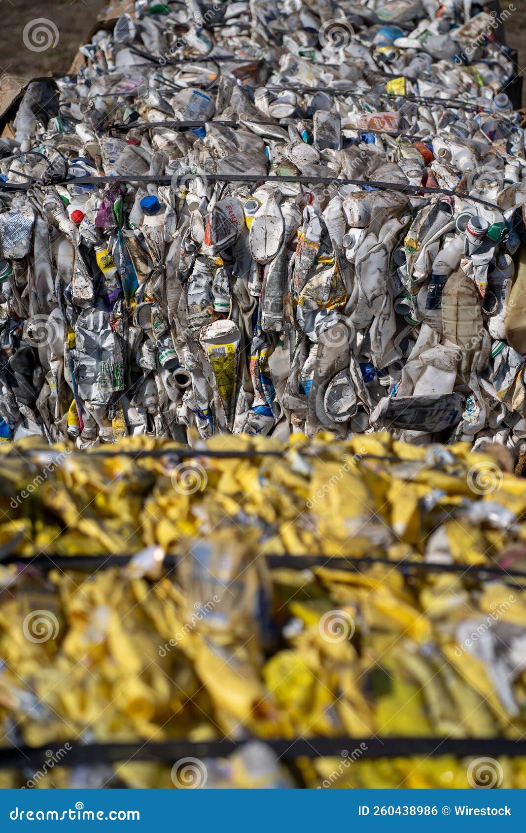 Compacted Garbage for Disposal in a Waste Processing Plant Editorial ...