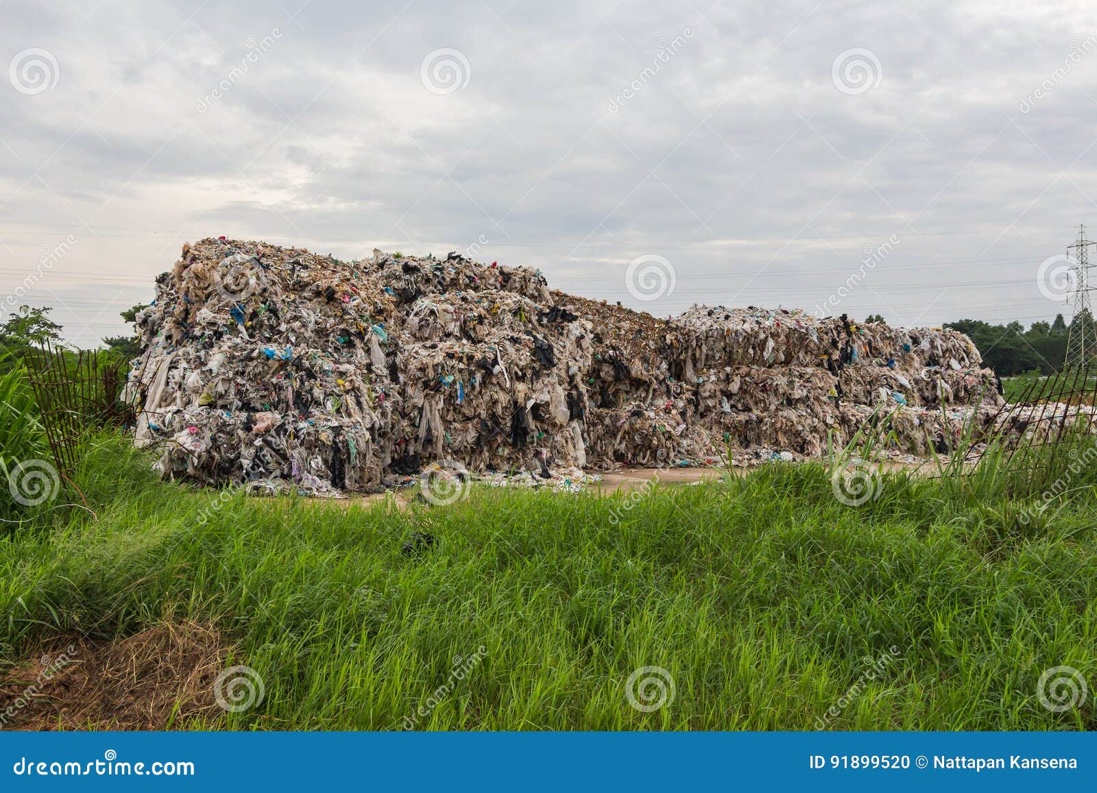 Compacted Recyclable Plastic Stock Photo - Image of management, italy ...