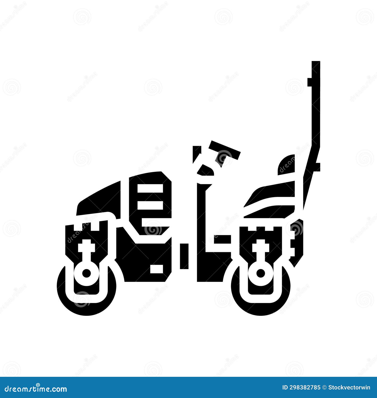 Compaction Roller Construction Vehicle Glyph Icon Vector Illustration ...