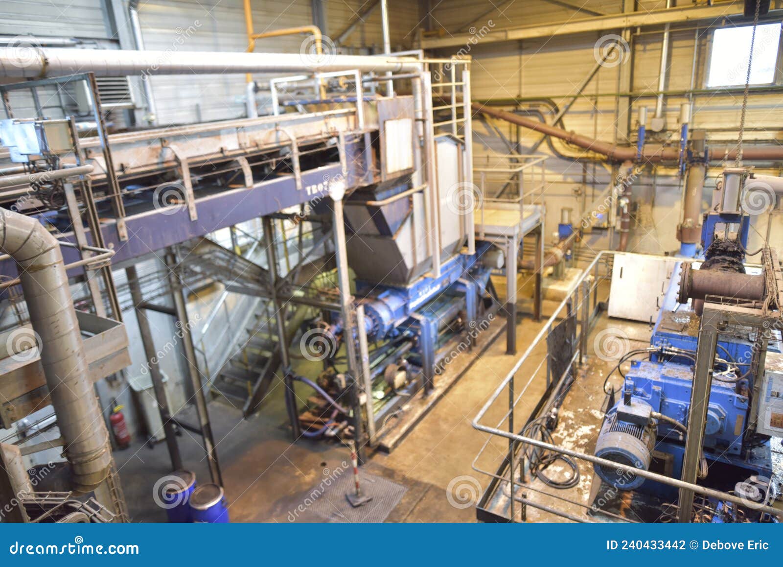 Compaction of Waste by Category, Plastic or Cardboard for Recycling ...