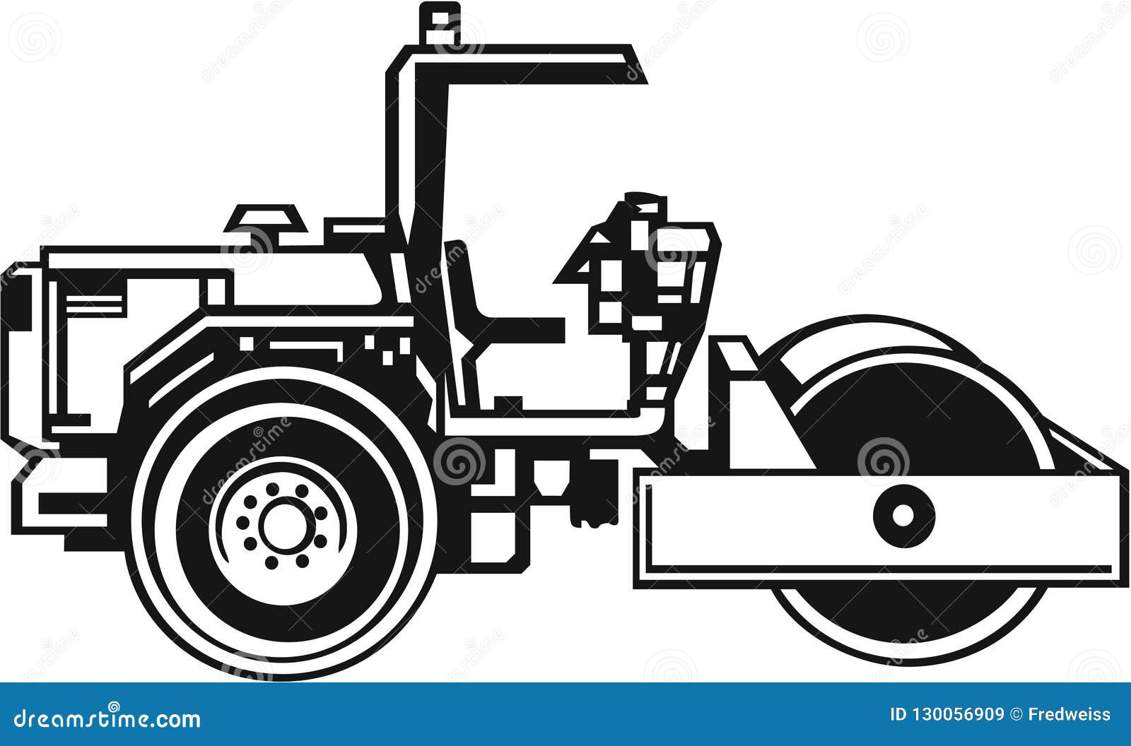 Compactor Illustration stock vector. Illustration of vector - 130056909