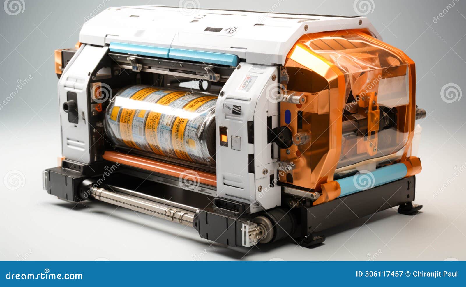 Compactor on White Background Stock Image - Image of bitumen, soil ...