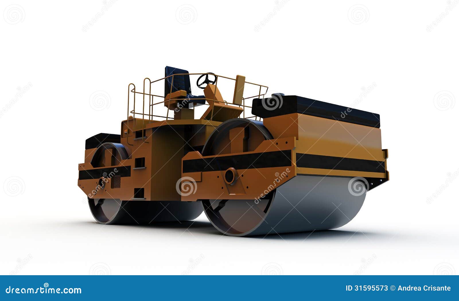 Compactor stock illustration. Illustration of paving - 31595573