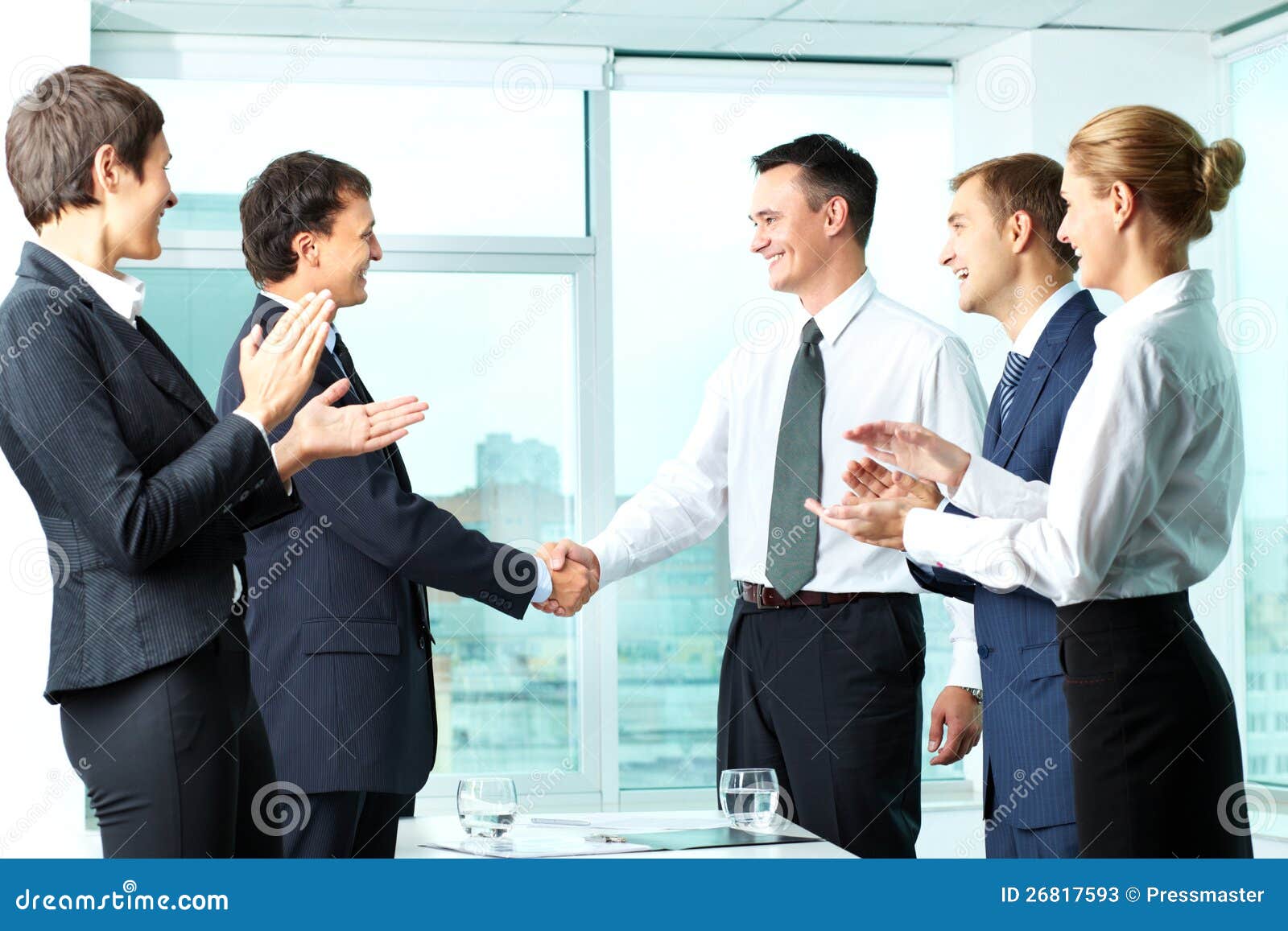 Companionship stock image. Image of agreement, male, businesspeople ...