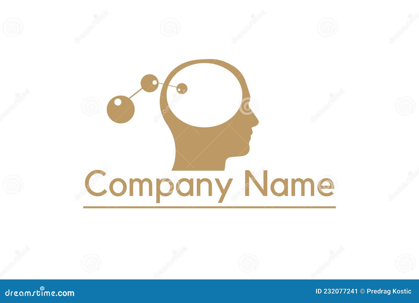 Smart head. stock illustration. Illustration of vector - 232077241