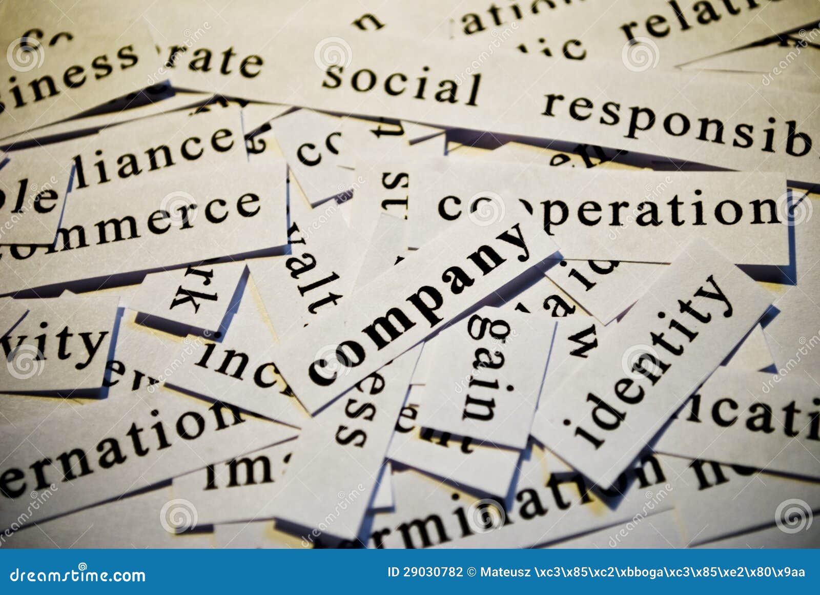 Company. Words Related with Business Stock Photo - Image of loyalty ...