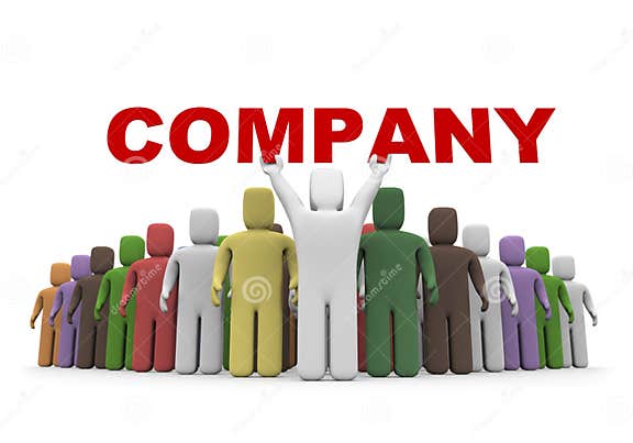 Company stock illustration. Illustration of collaboration - 5677672