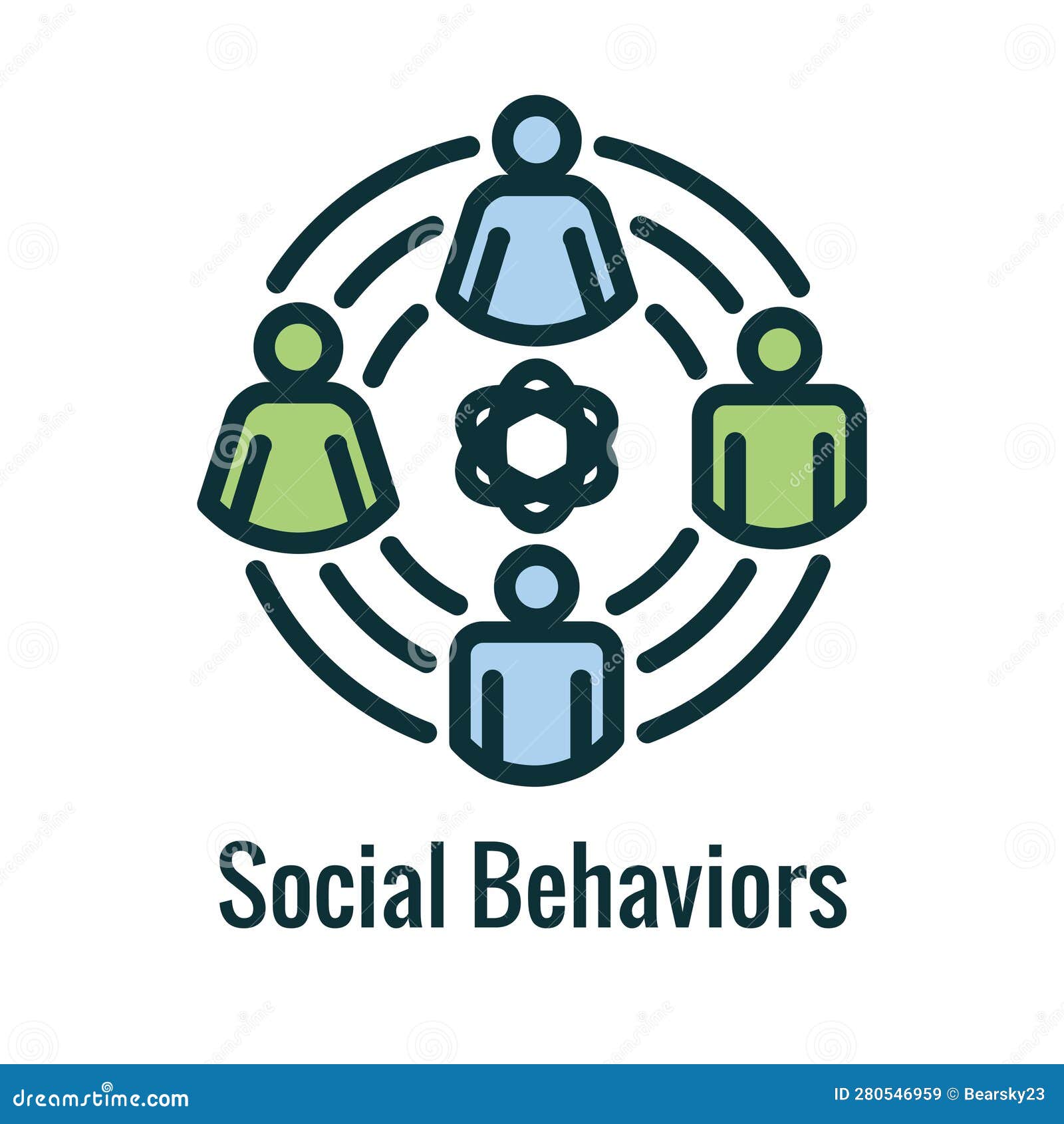 Company Analysis Factor Icon Depicting Pestel Method Stock Vector ...